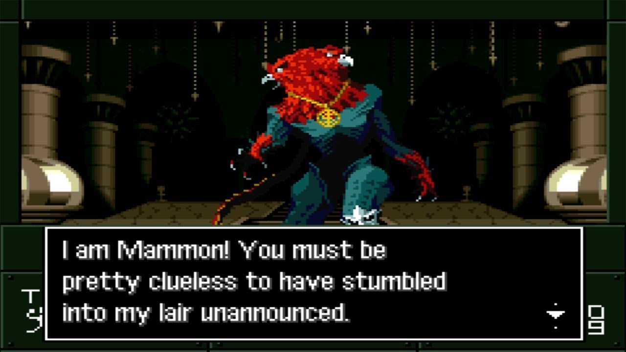 Shin Megami Tensei IF... Boss Mammon - YouTube