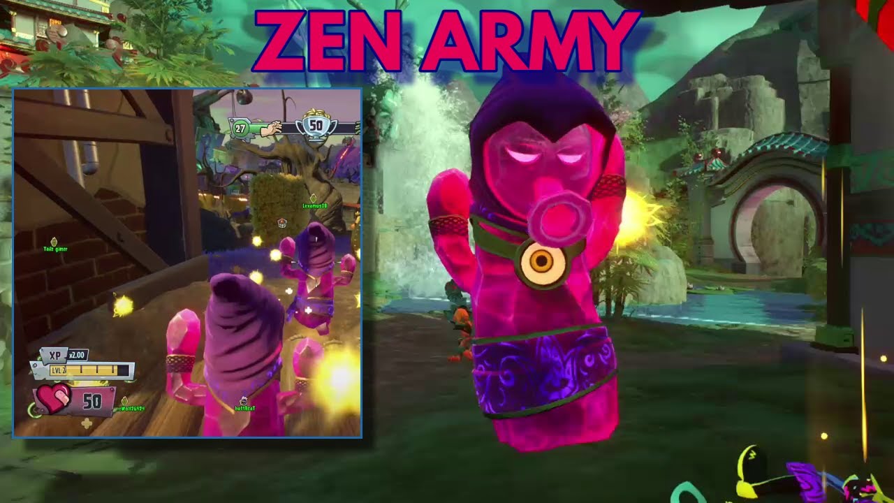 ZEN CACTUS ARMY (Garden Warfare 2) - YouTube