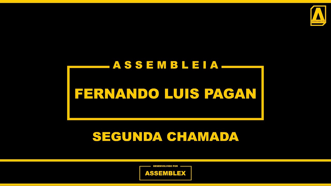 ASSEMBLEX LTDA. || AGC FERNANDO LUIS PAGAN - 2ª Chamada 06/04/2026 ...