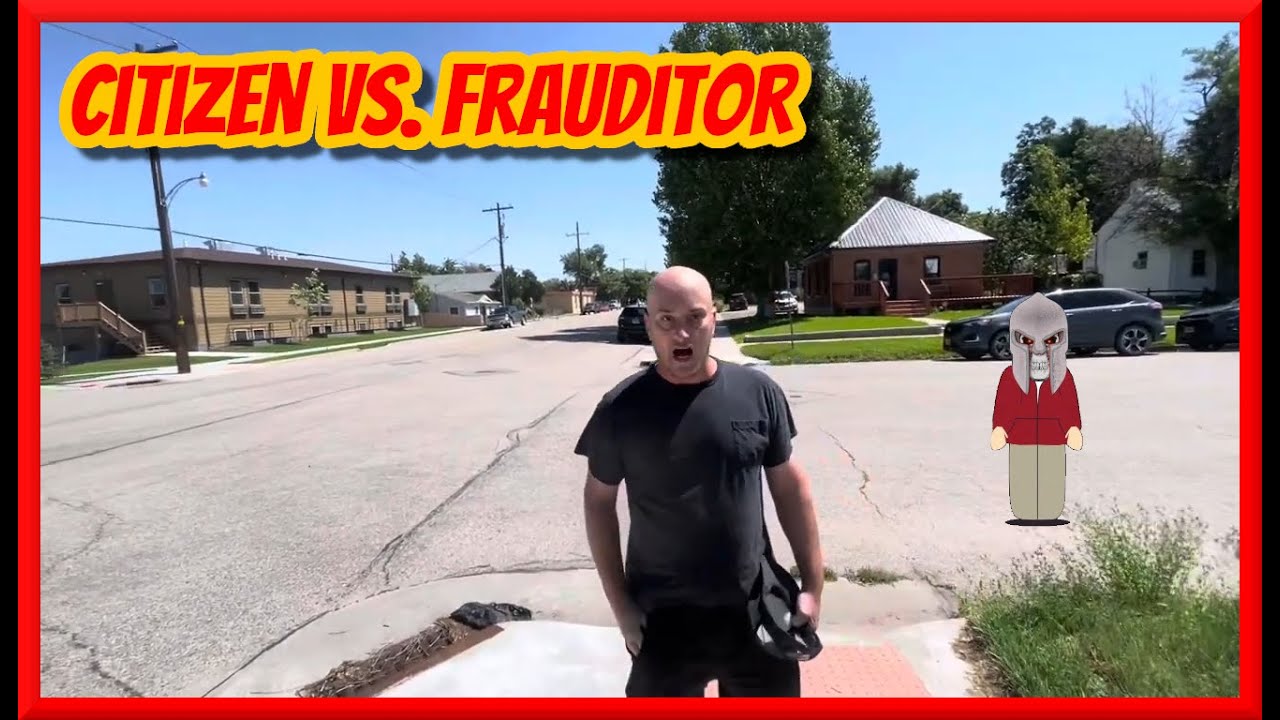 Citizen Goes Hands On With Man-Child Frauditor - YouTube