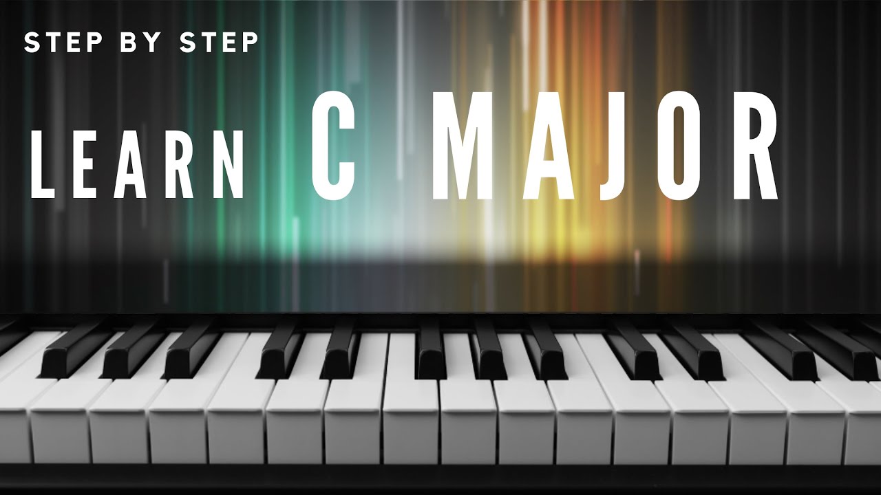 How to play C major scale | PIANO LESSON - Tutorial - YouTube