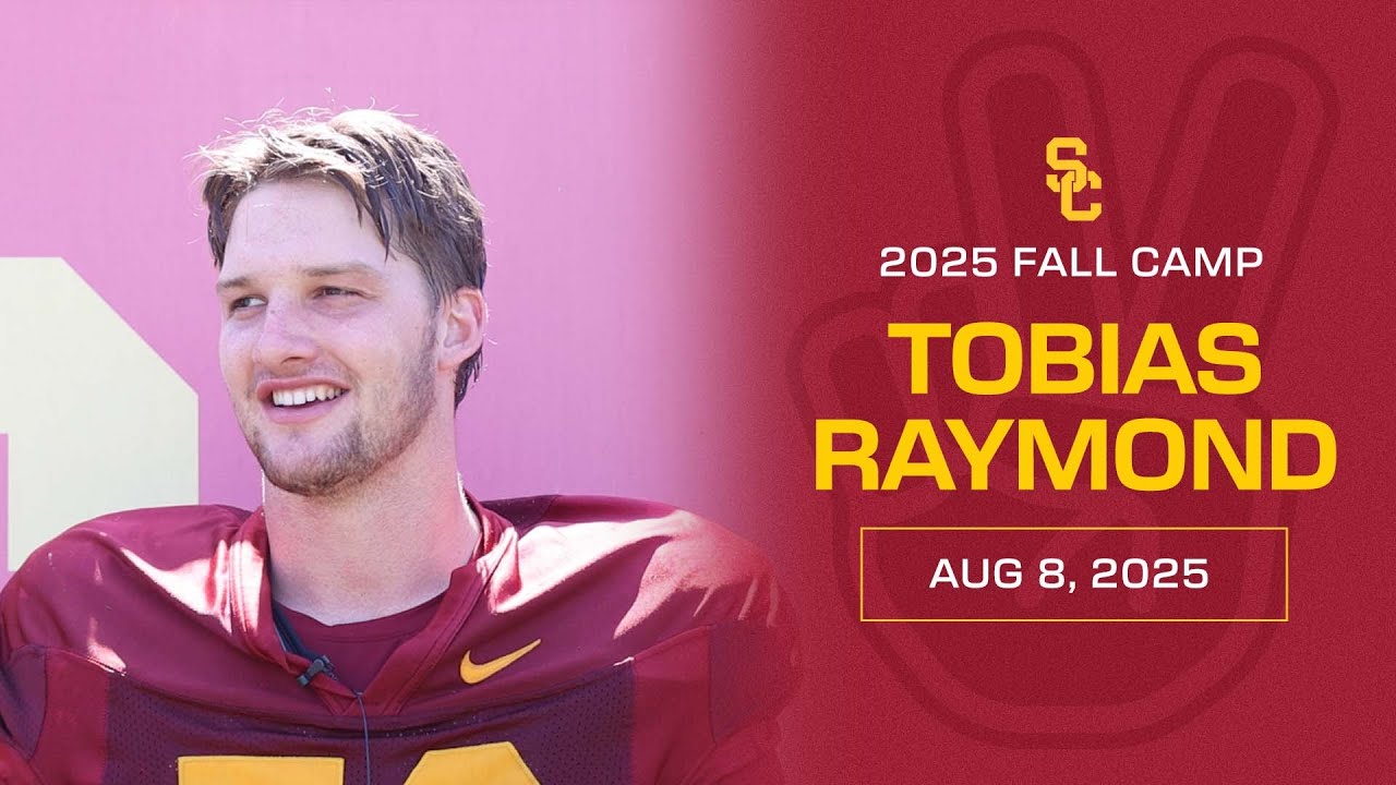 USC OL Tobias Raymond | Trojan Fall Camp 8.8.25 - YouTube
