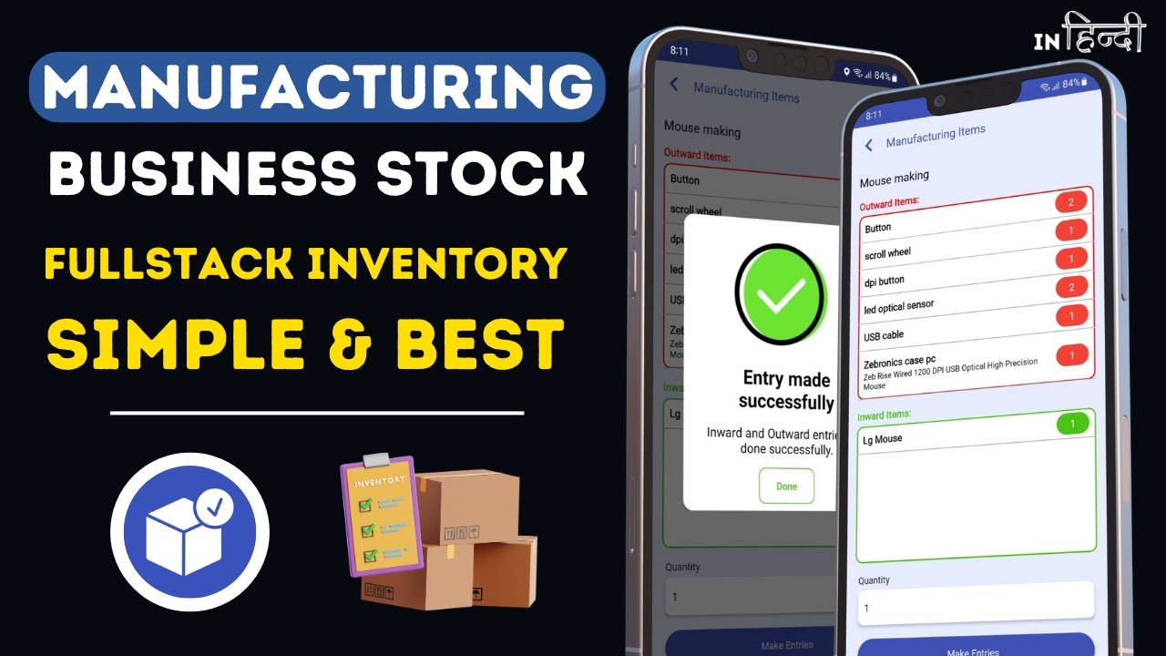 Manufacturing Business Stock Management Solution - FullStack Inventory ...