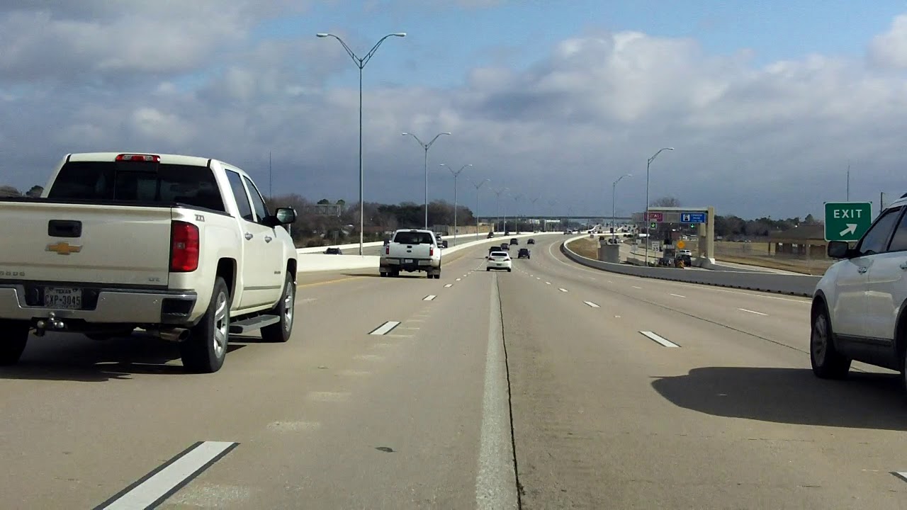 Sam Houston Tollway (Interstate 69 to TX 288) outer loop - YouTube