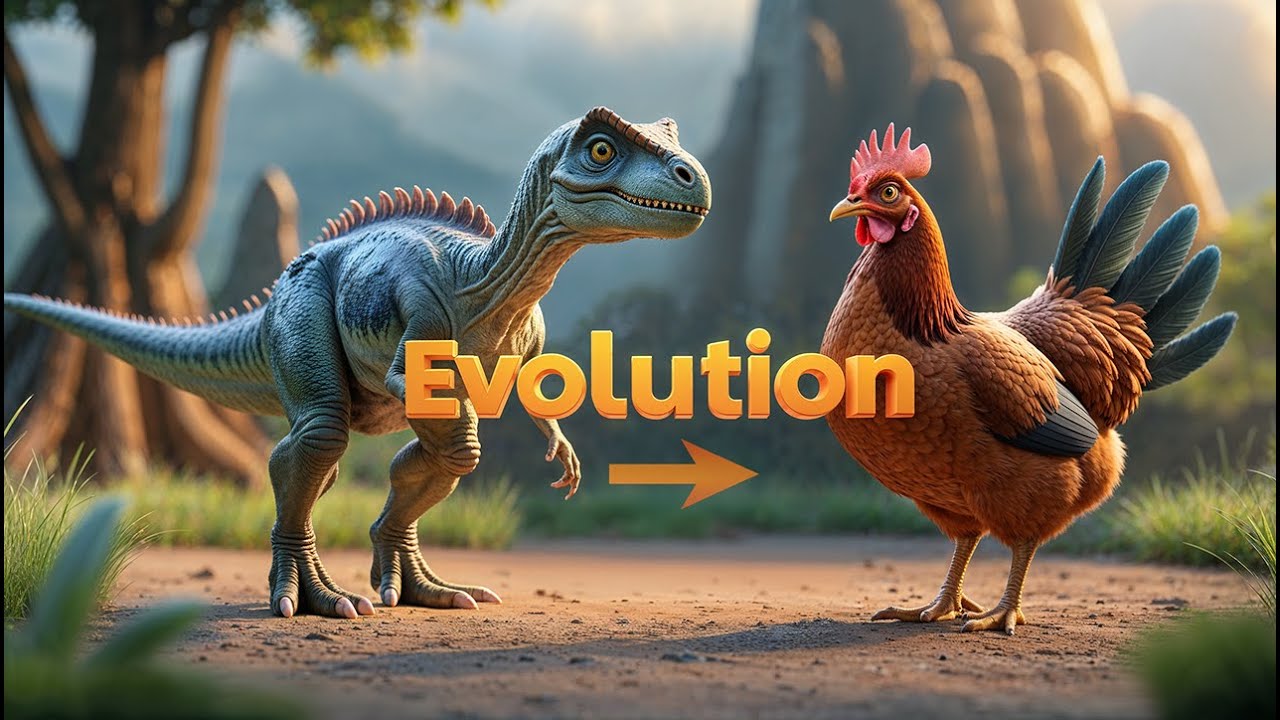 The Shocking Evolution of Chickens – From Dinosaurs to Today - YouTube