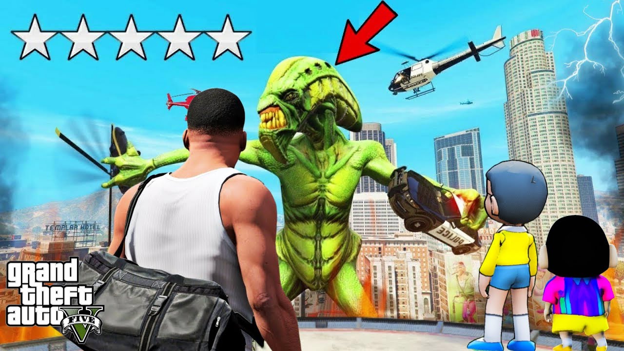 The BIGGEST ALIEN Invasion in GTA 5! The BIGGEST Alien Invasion EVER ...