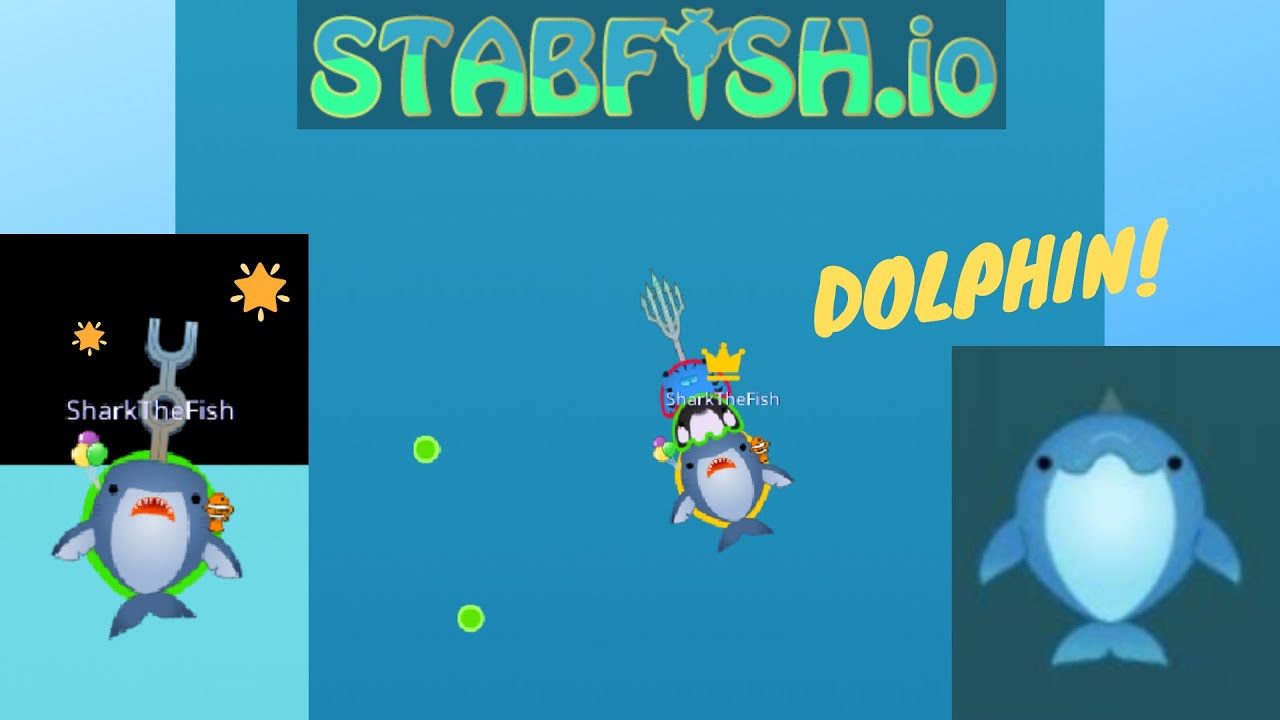 StabFish.io! Sharks and Dolphins! - YouTube