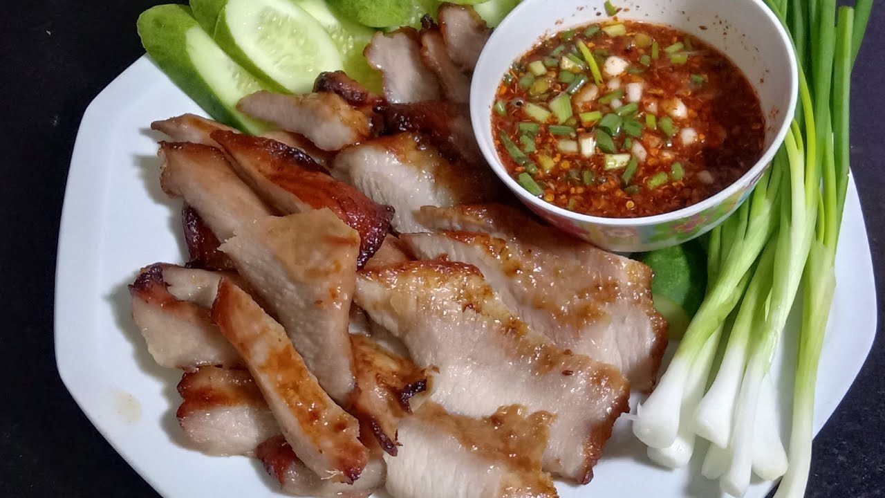 สันคอหมูย่าง - YouTube