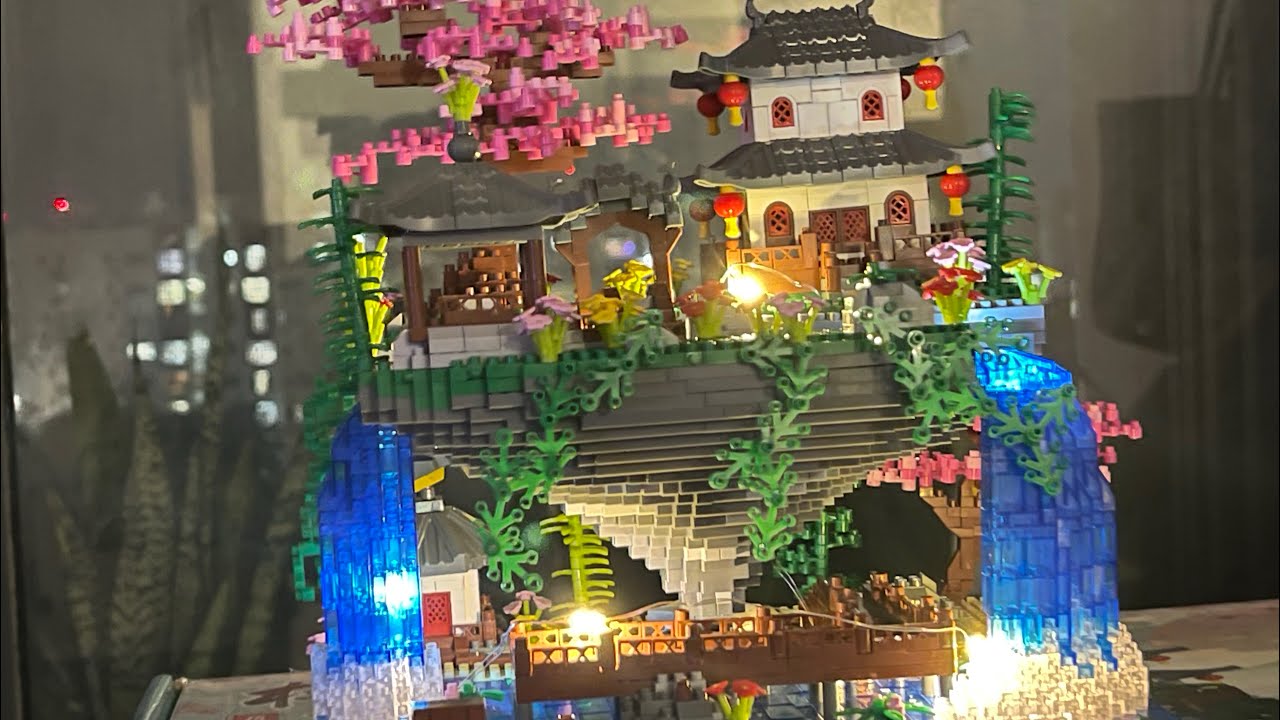 3 ngày hoàn thành bộ lego ĐẢO ĐÀO HOA cực đẹp - YouTube