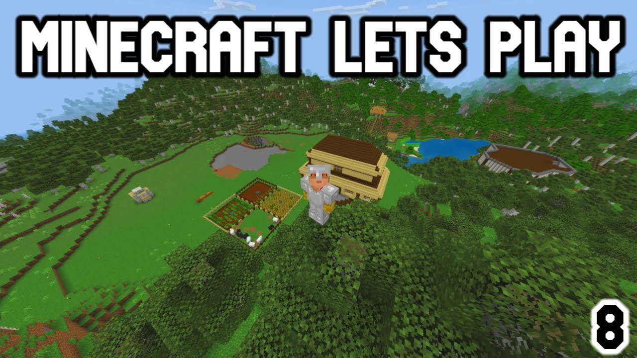 🔴 Trying not to die and lose all my levels | Minecraft Lets Play Part 8 ...