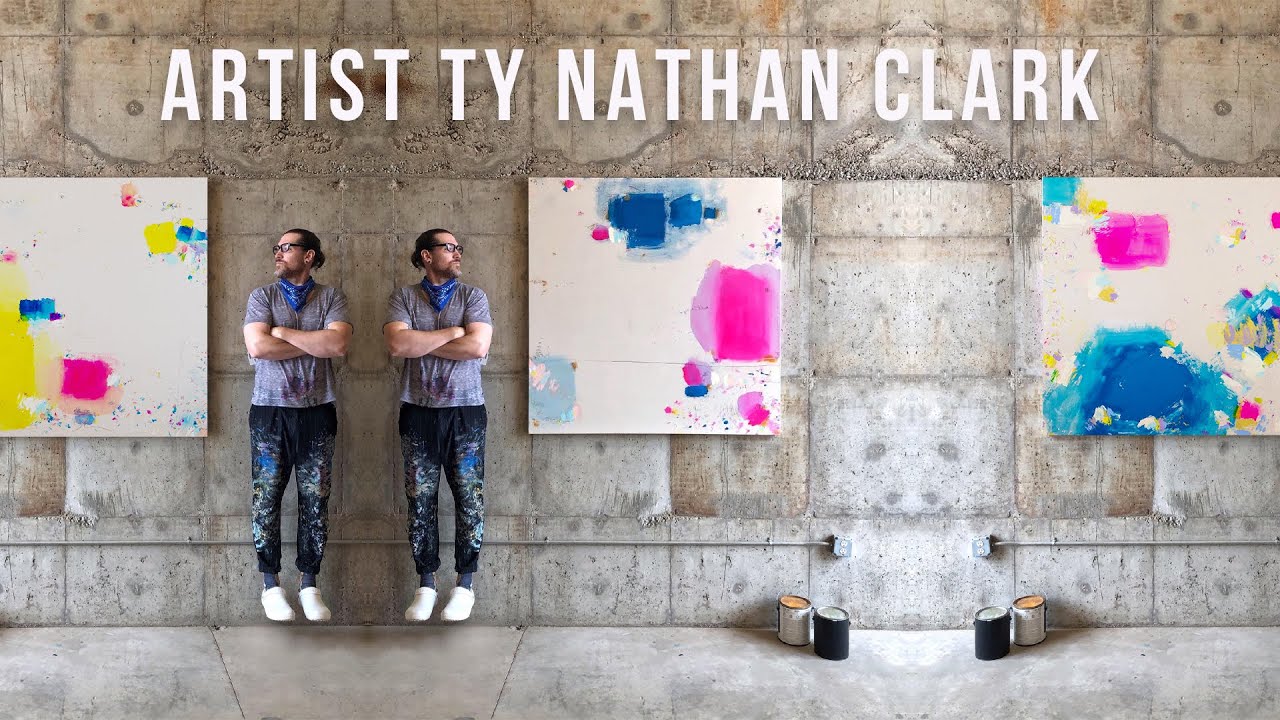 Abstract Painting | Artist Ty Nathan Clark | Acrylic on Canvas - YouTube