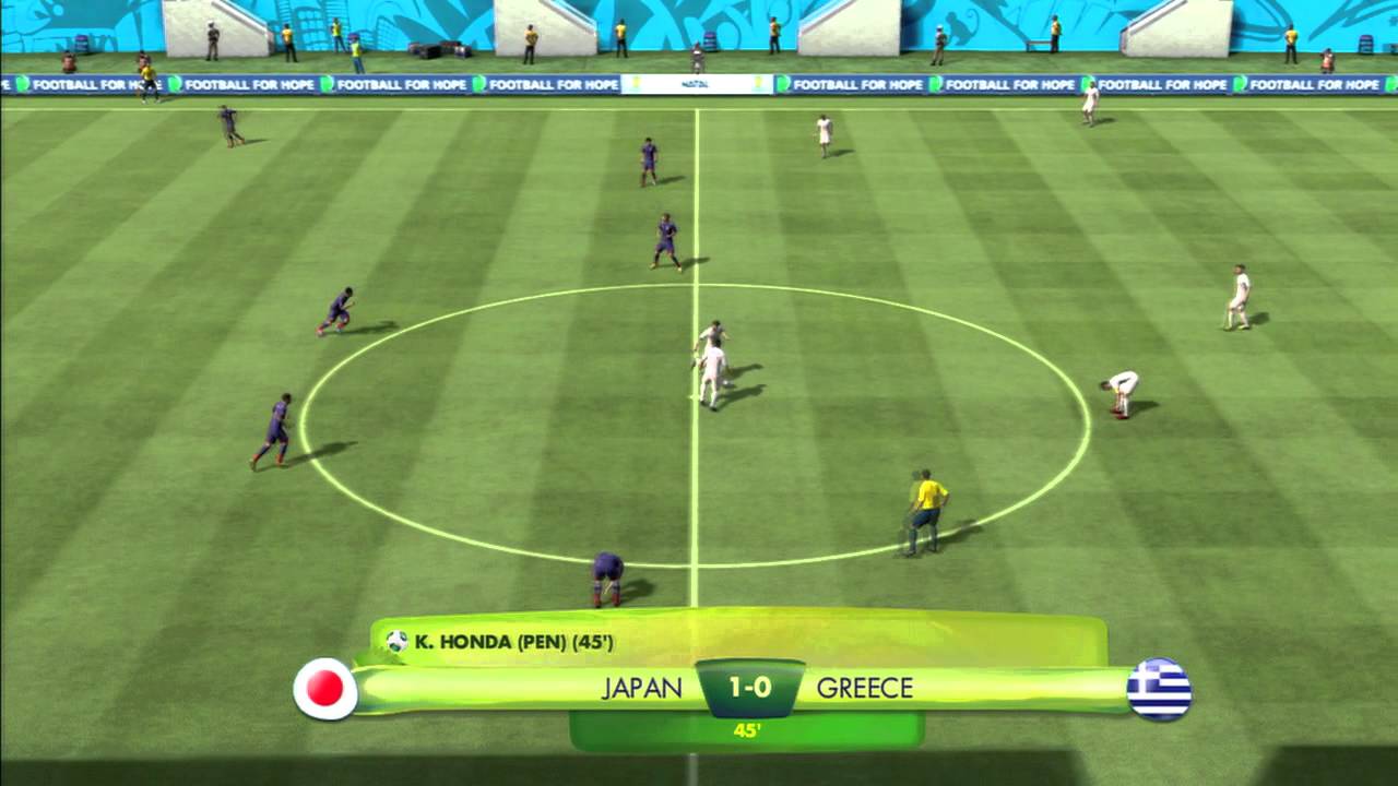 2014 FIFA World Cup Brazil Simulation - Match 22 - Japan vs Greece ...