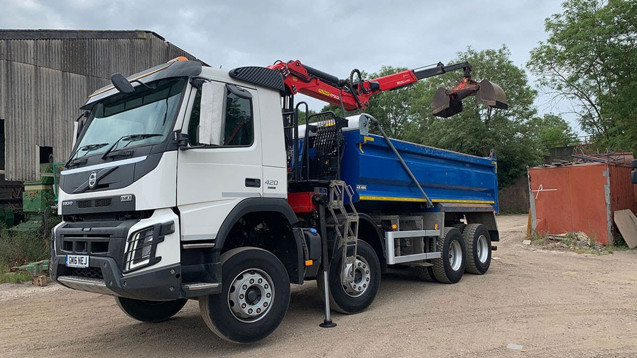 2016 Volvo FMX 420 Tipper Grab - YouTube