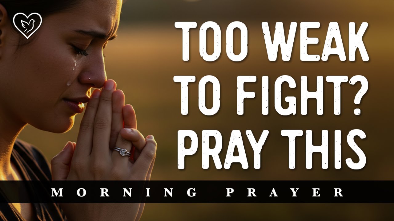 THIS PRAYER Is for the Days You FEEL WEAK | Morning Prayer - YouTube