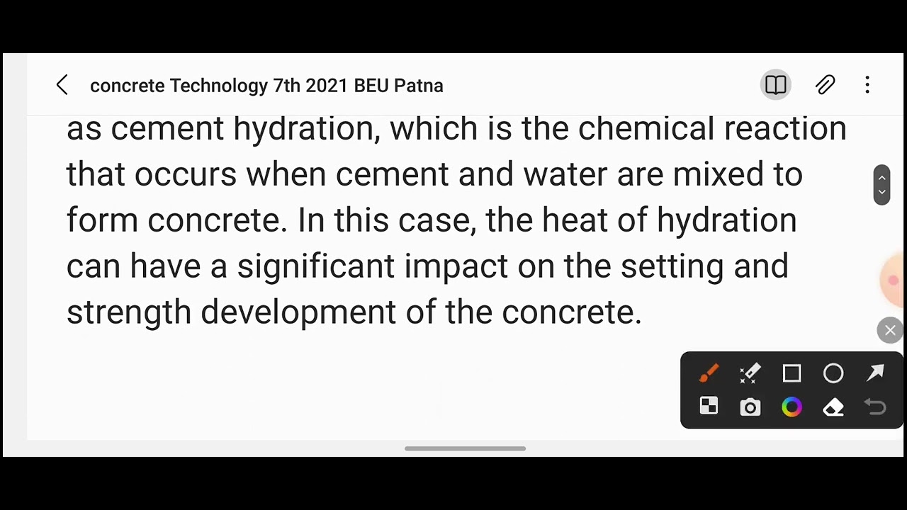 Heat of Hydration | Heat of hydration in concrete Meaning with Examples ...