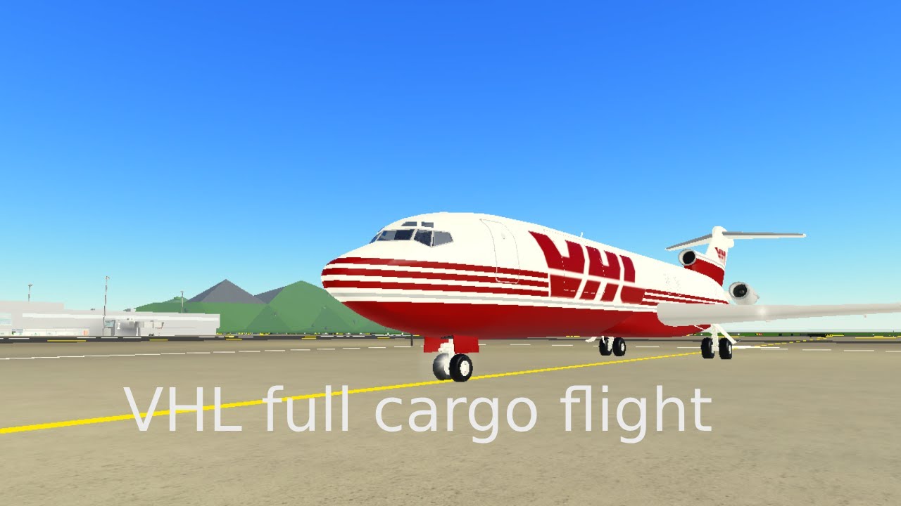 Roblox Pilot training flight simulator Full cargo flight with the ...