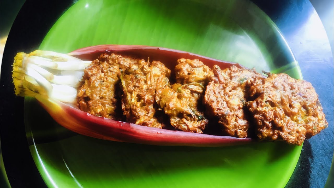 How to Make Vazhaipoo Vadai Recipe / Tamil / Banana Flower Vada / CSK ...
