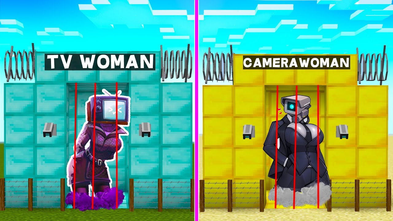 ¡PRISION DE TV WOMAN VS PRISION DE CAMERAWOMAN! | MICHI MIAU EN ...