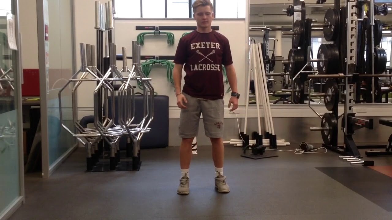Cross Behind Lunge - YouTube