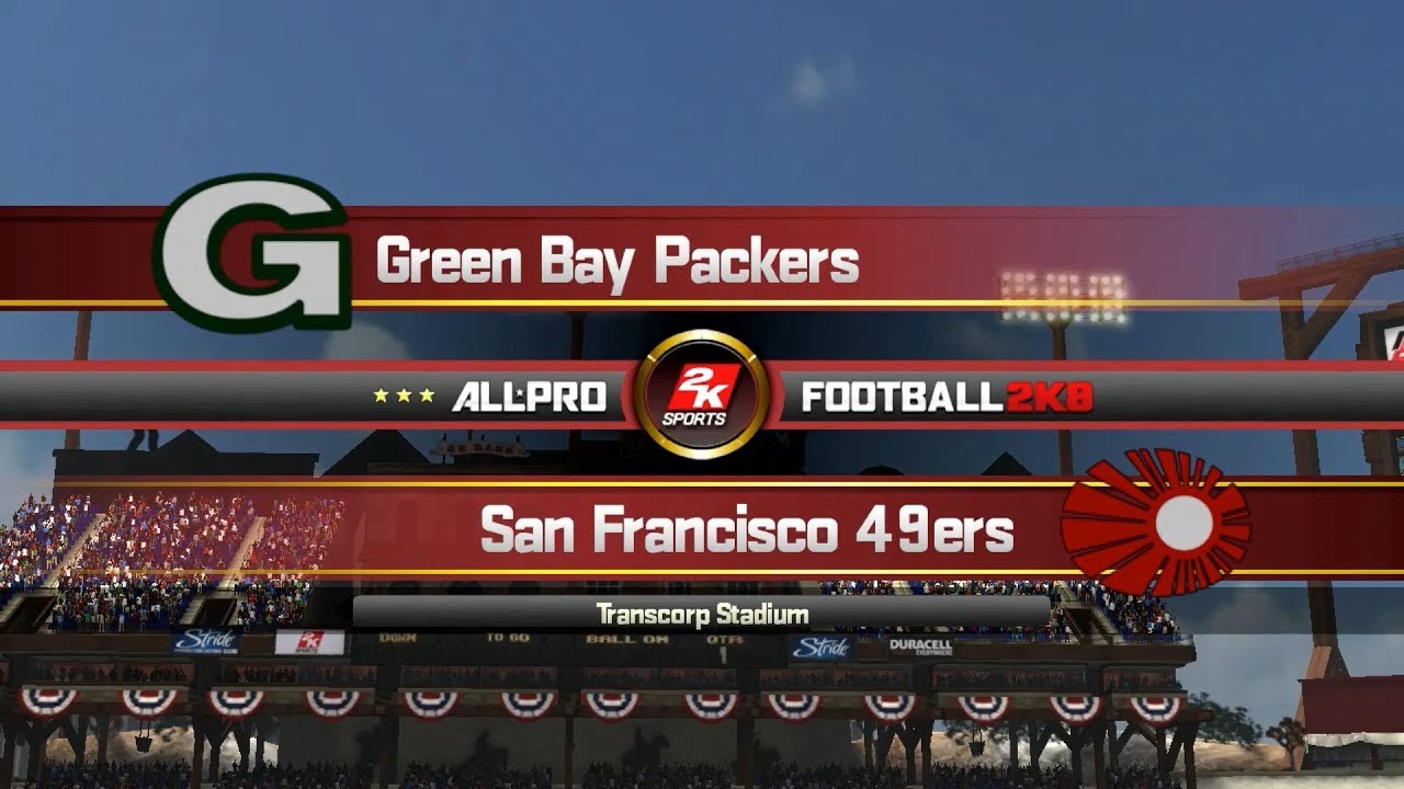 APF 2K8: 1993 Green Bay Packers vs San Francisco 49ers - YouTube