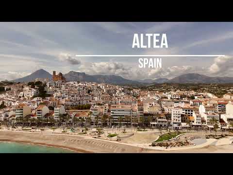 4K Relaxing Drone Film of Altea Spain 🇪🇸 | Mediterranean Sea, Mountains & Chill-Out Views (15 Min)