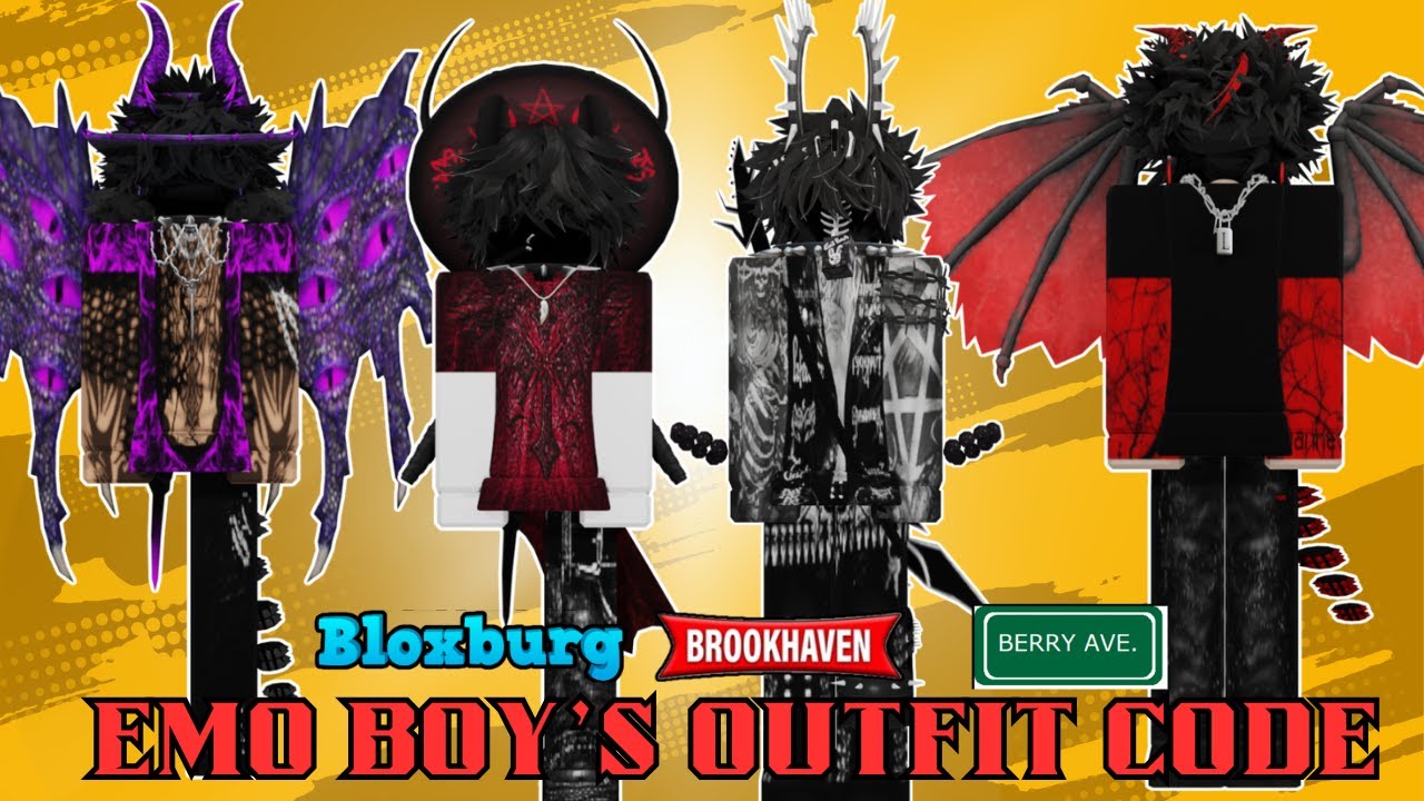 New Boy Outfits Code For Brookhaven And Berry Avenue | Roblox ...