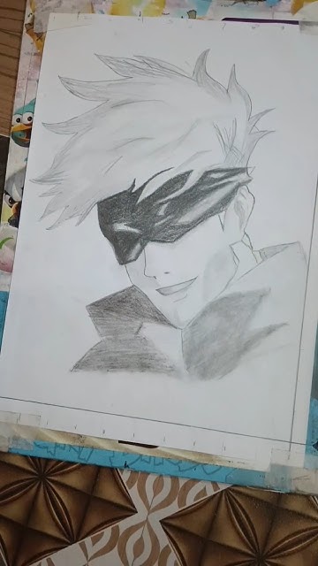 Anime Gojo 😎anime Art Drawing Scetch Youtube