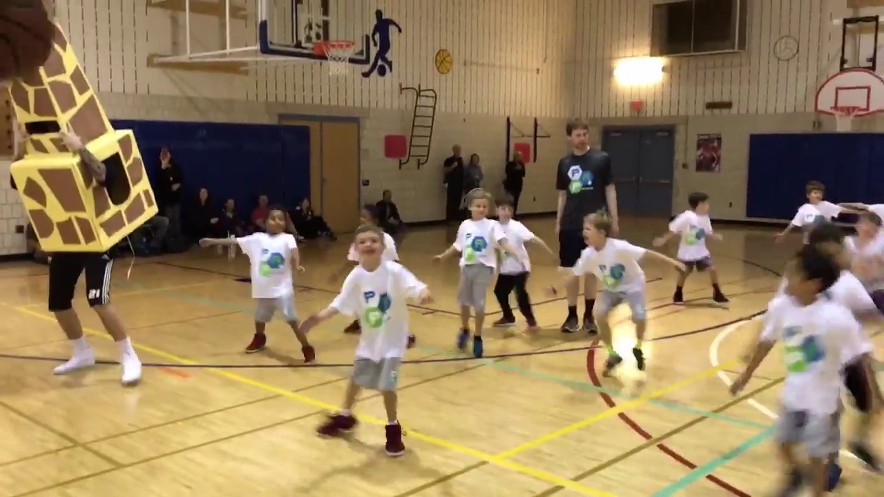 Coach Mike (aka the Giraffe) & PPA Hoops 1st Grade Boys Practice During ...