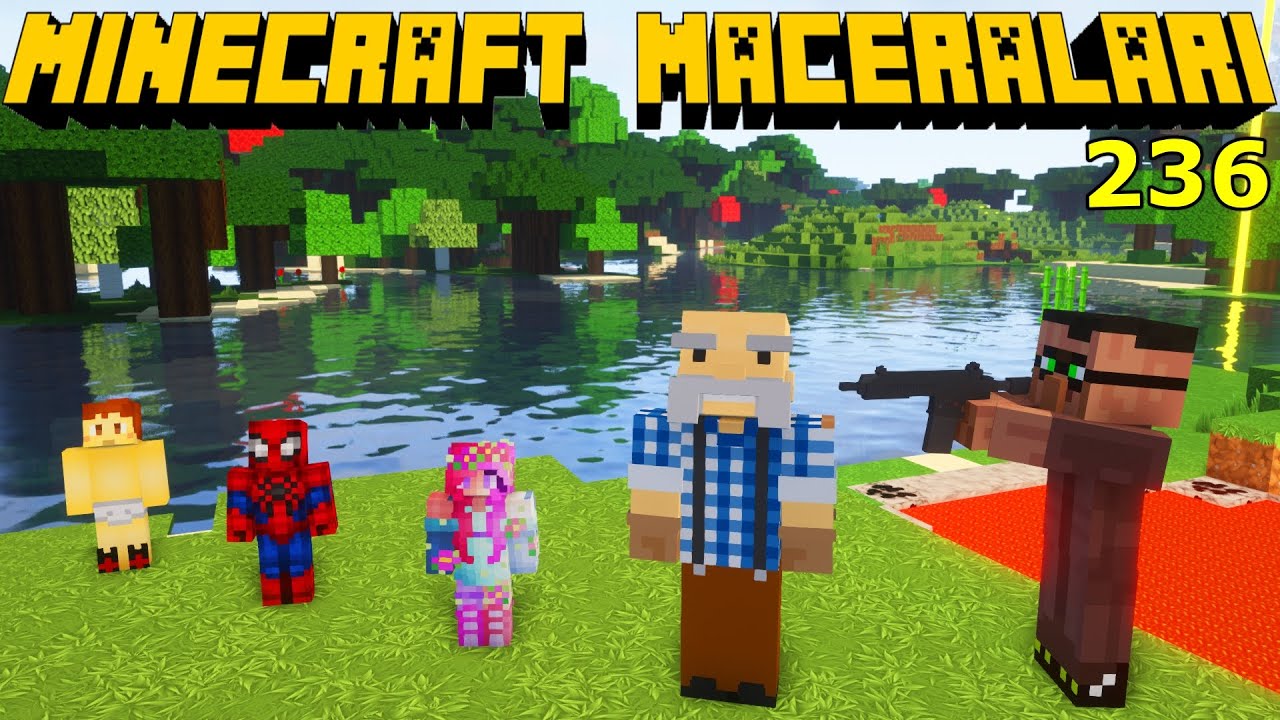 MİNECRAFT'TA TEHLİKELİ İLGİNÇ OYUN - Minecraft Maceraları Örümcek Adam ...