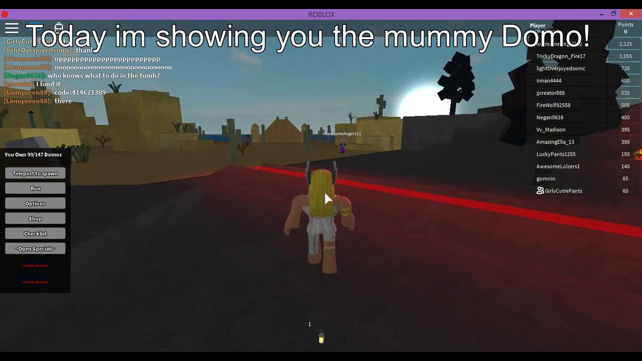 Roblox: Find The Domos!How To find The Mummy Domo - YouTube