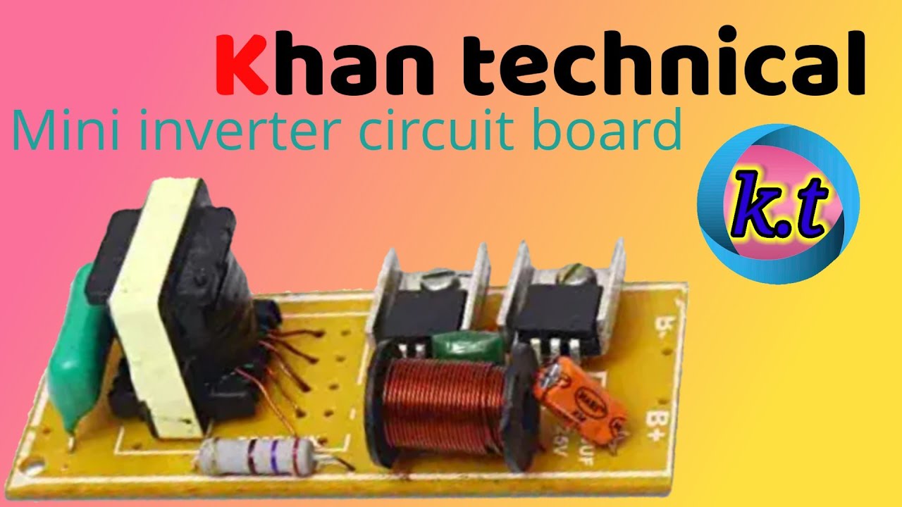 mini inverter circuit board. tesing - YouTube