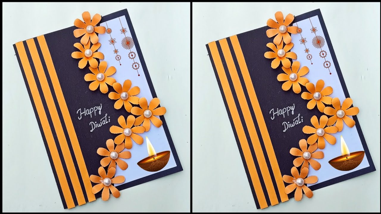 beautiful diwali Card ideas | diwali special card ideas | diwali ...