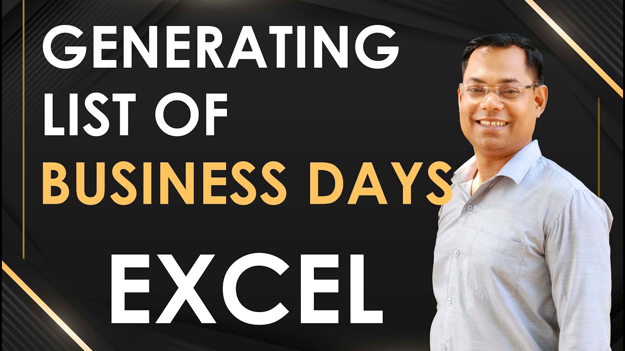 Generating A List Of Business Days Excluding Holidays In Microsoft Generating A List Of Business Days Excluding Holidays In Microsoft