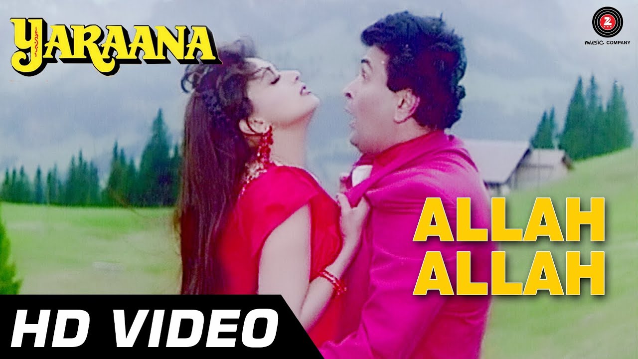 Allah Allah Mera Dil Dhadke | Yaraana [1995] | Rishi Kapoor, Madhuri ...