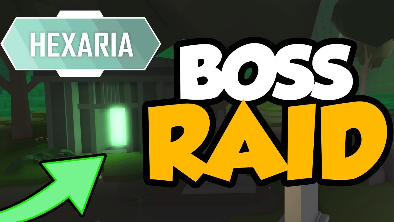 Taking On The First BOSS RAID in HEXARIA | Roblox MMORPG | iBeMaine ...