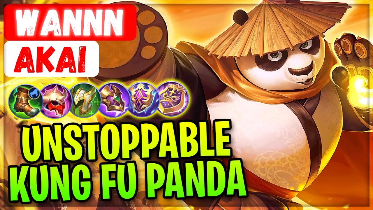 Wann Unstoppable Kung Fu Panda [ Wannn Akai ] Mobile Legends Gameplay ...