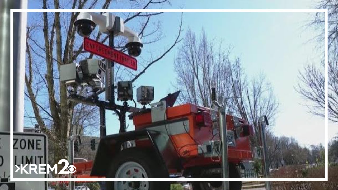 Speed cameras to start operating in Washington work zones - YouTube