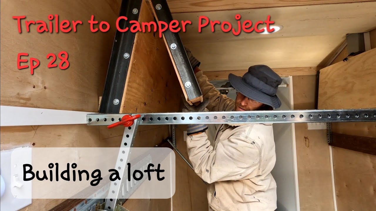 DIY Homemade Motorcycle Trailer Camper Build Conversion Ep 28 - YouTube
