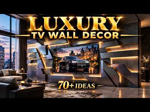70+ Luxury TV Wall Decor Ideas That Look Expensive