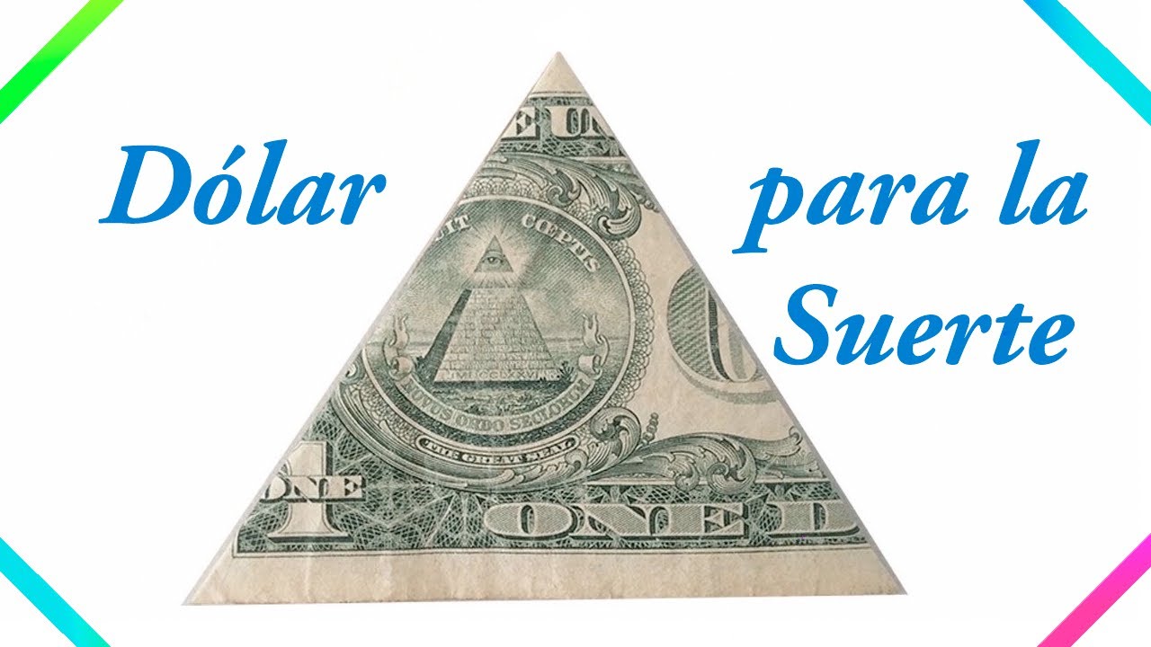 Como doblar un dolar para la buena suerte 💵 dolar para atraer el dinero ...