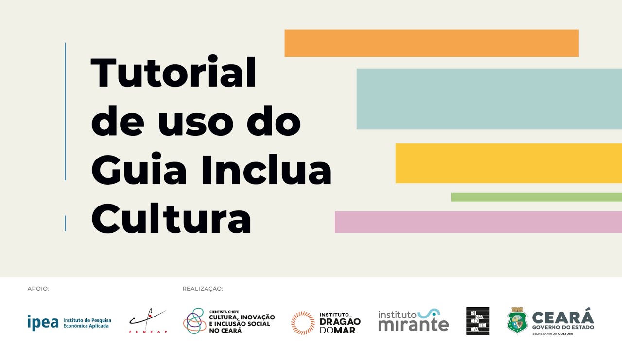 Tutorial de uso do Guia Inclua Cultura - YouTube