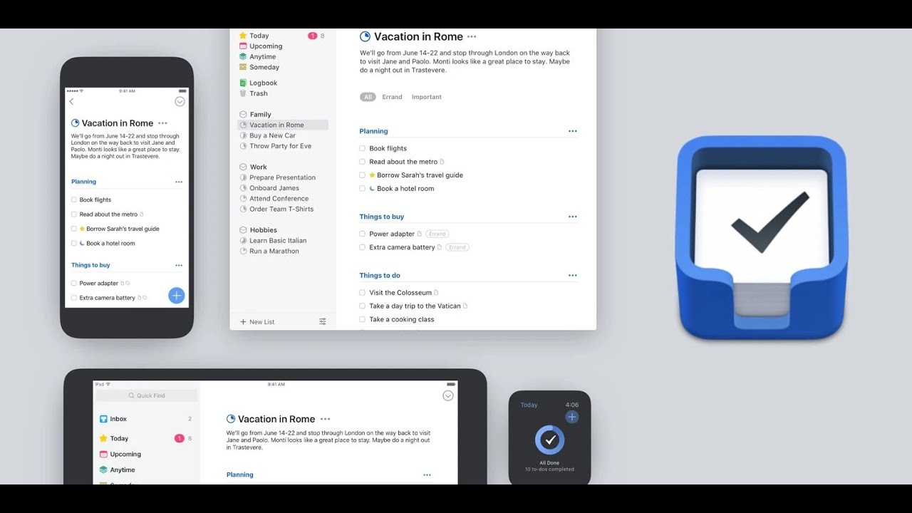 #142 如何用 things 3 管理我们的工作和生活？【Go 夜读】 - YouTube