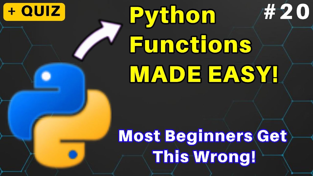 20. Python Functions & Positional Parameters - Full Tutorial (Part 1) #python #tutorial - YouTube