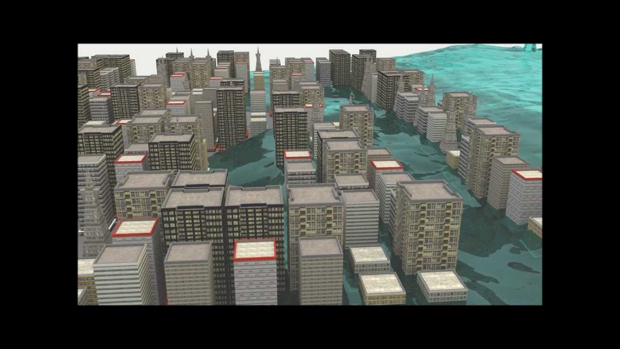 Blender Cycles City Tsunami 2 [HD] - YouTube