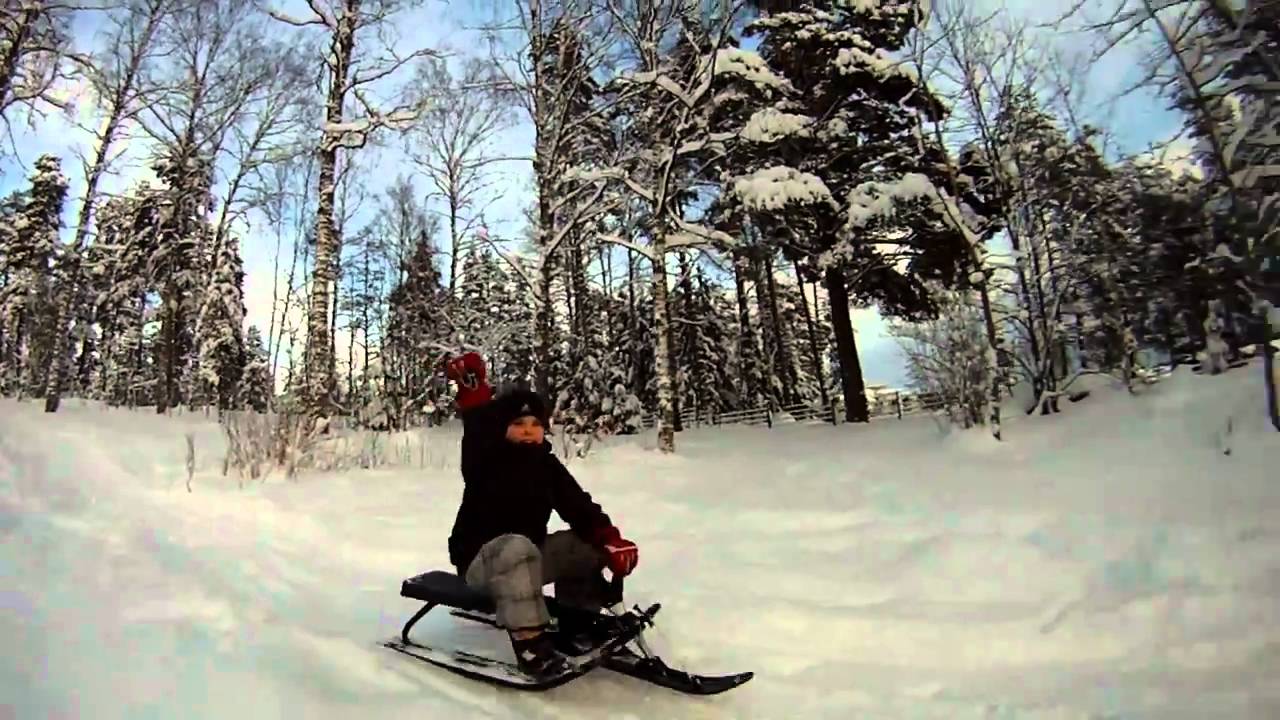 Downhill Sledge Action - YouTube