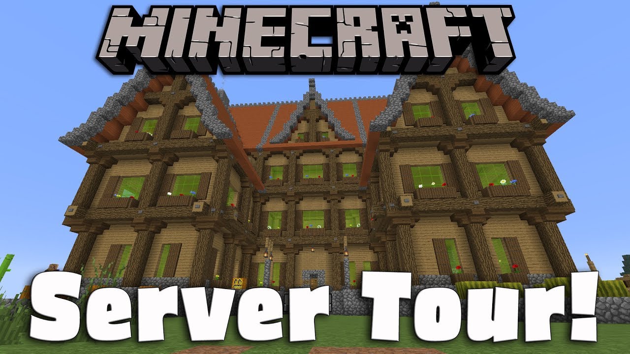 MINECRAFT Server Tour - YouTube
