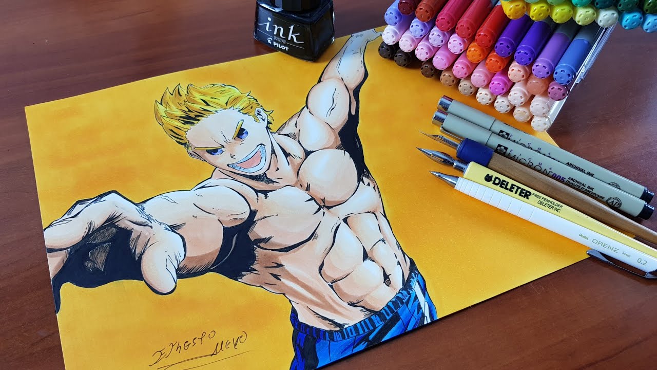 Drawing Mirio Togata My Hero Academia - YouTube