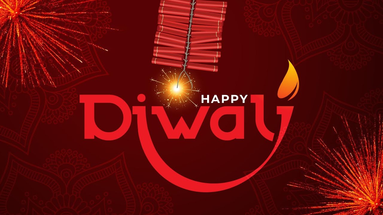 Happy Diwali Wishes Motion Banner with Crackers | Insta Reel | Whatsapp ...