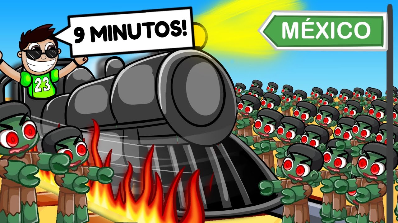 SIN PARAR HASTA MEXICO en Dead Rails !! (RECORD MUNDIAL Roblox) - YouTube