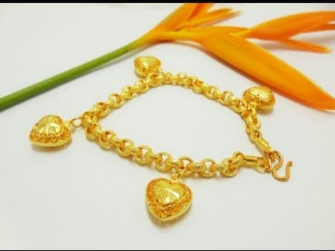 Under 4 Gram Baby Anklets/Bangles Designs in Gold